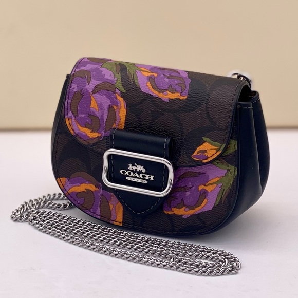 Coach | Bags | Coach Morgan Card Case Small Wallet On A Chain In ...